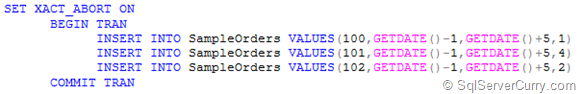 Sql Servererror Handling Using Try Catch Block 2232